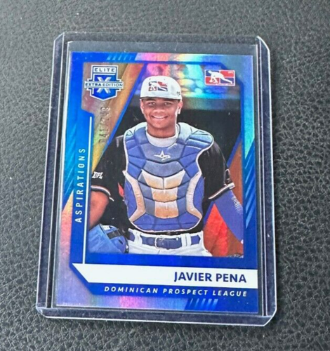 2021 Panini Elite Extra Edition Javier Pena Aspirations Blue 041/249 | eBay