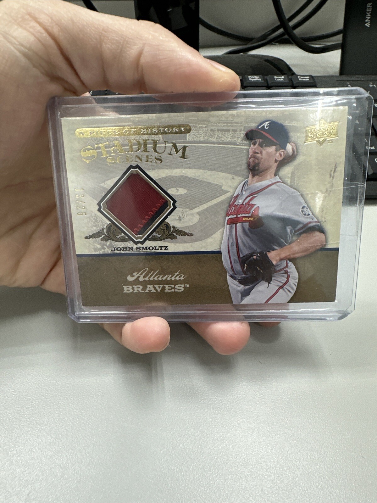 Upper Deck Piece of History - Stadium Scenes Red Jerseys #SS5 John Smoltz 13/25 | eBay