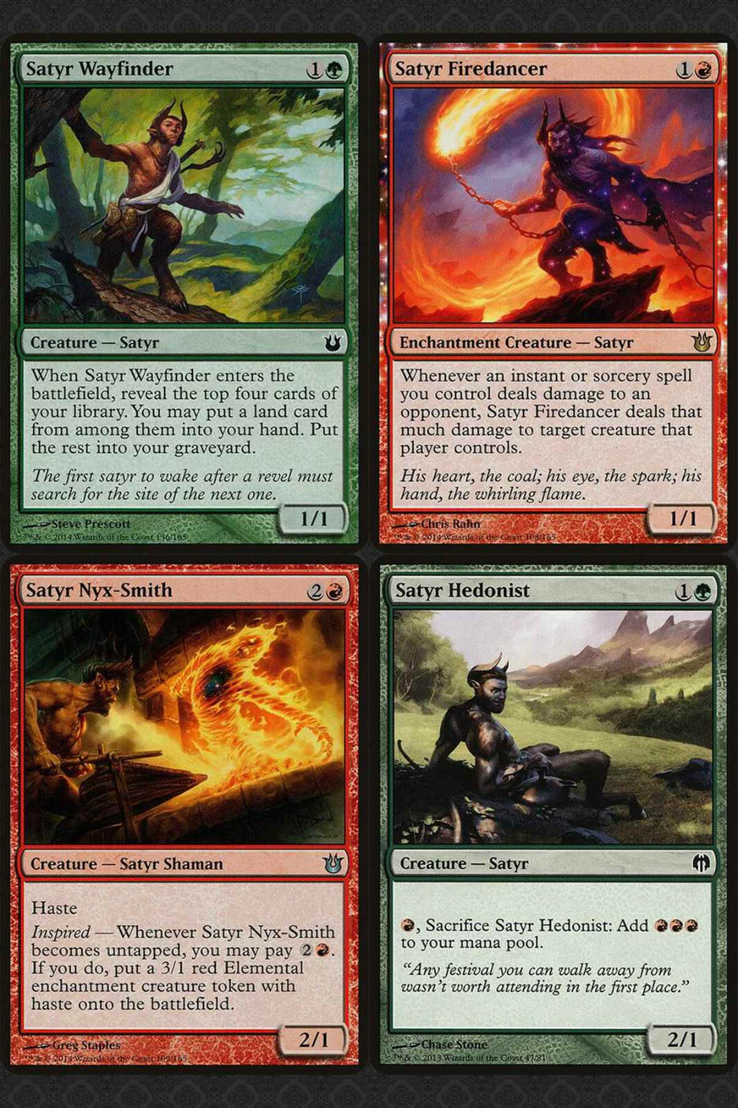 Gallia of the Endless Dance SATYR Commander Deck Gruul Magic MTG Ready ...