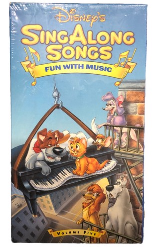 Disney’s Sing Along Songs Fun With Music Volume 5-VHS-SHIPS N 24 HOURS ...