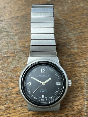 SICURA STUNT WATCH MOD DEPOSE 8500 Black Dial Quartz Watch Eddie Bauer ...