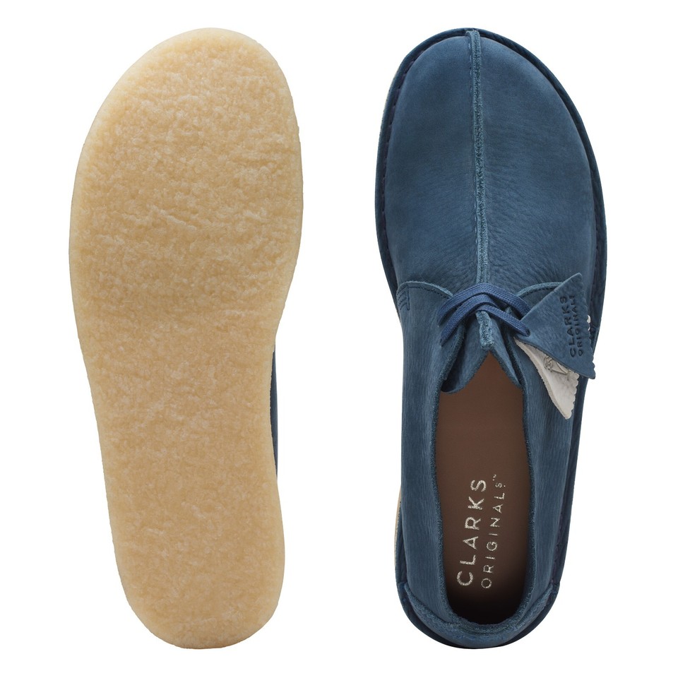 NEW Clarks Original Desert Trek NAVY BLUE NUBUCK LEATHER "Bank Robber ...