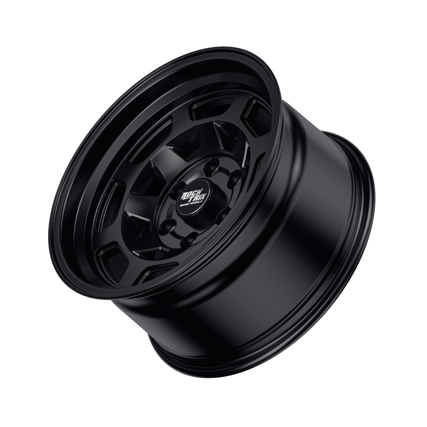 17" inch RockTrix RT117 17x9 -12 Black Wheel 6x135 Rim 87.1mm Bore for ...