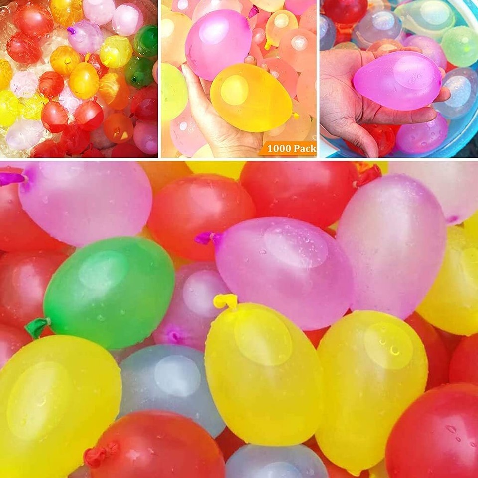 500 Water Balloons Outdoor Summer Party Fun Water Bombs Garden Party ...