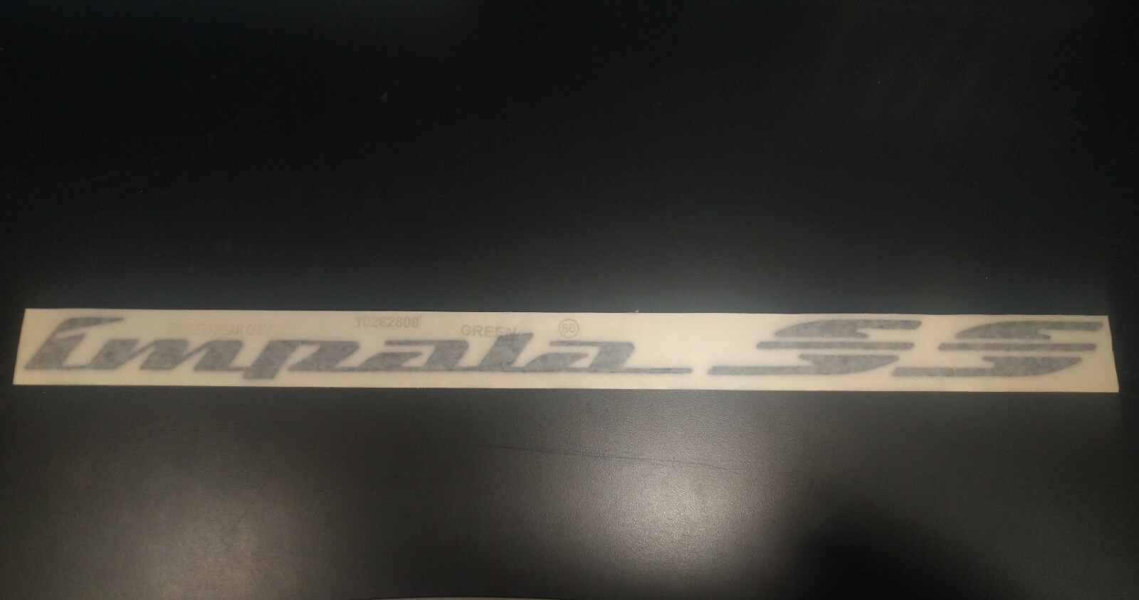 Gray Green 1994 - 1996 Chevrolet Impala SS Quarter Panel Emblem Part ...