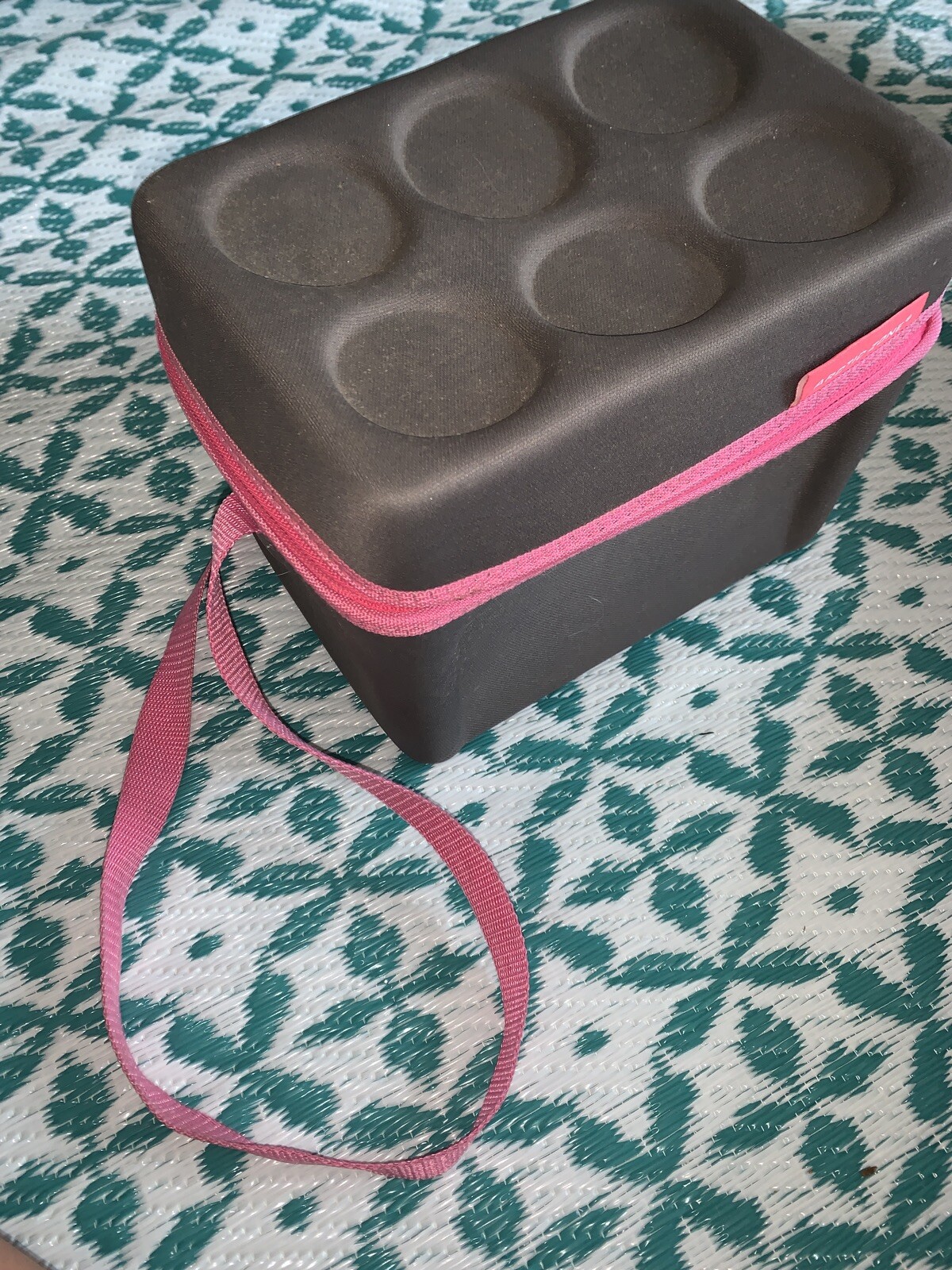 Arctic Zone Grey Pink Drink Beverage Case Cooler Beach Picnic Car 7.5 ...