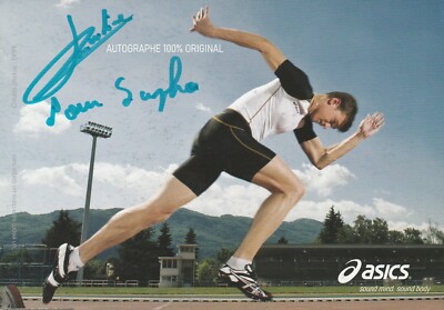 CHRISTOPHE LEMAITRE: Signed Sprinter World 100m - Autographed Original ...