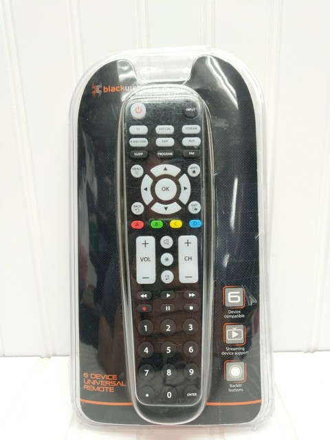 Blackweb 6 Device Universal Large Button Remote Control M47B | eBay