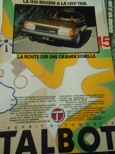 Publicité Advert 1980 Peugeot Talbot 1307 1308 | eBay
