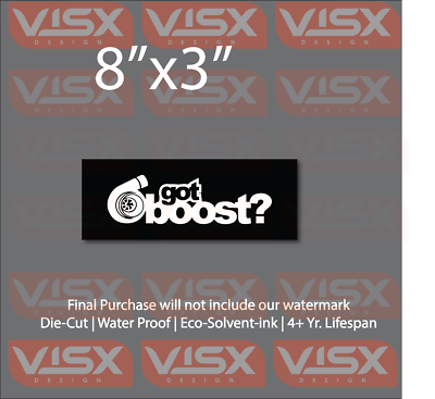 Got boost Bumper Sticker funny tailgate JDM naughty exhaust burn race ...