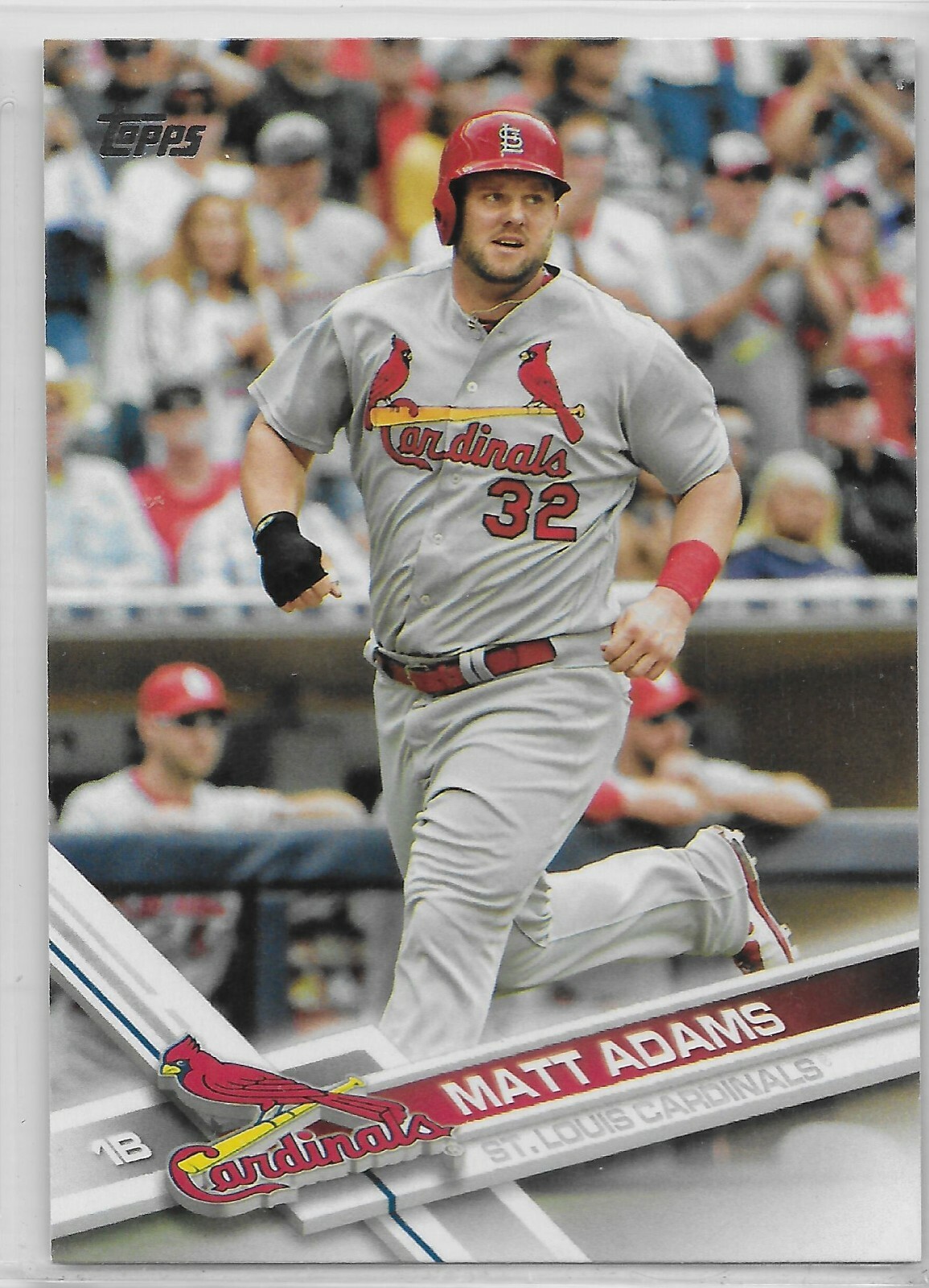 2017 Topps #258 Matt Adams St Louis Cardinals | eBay