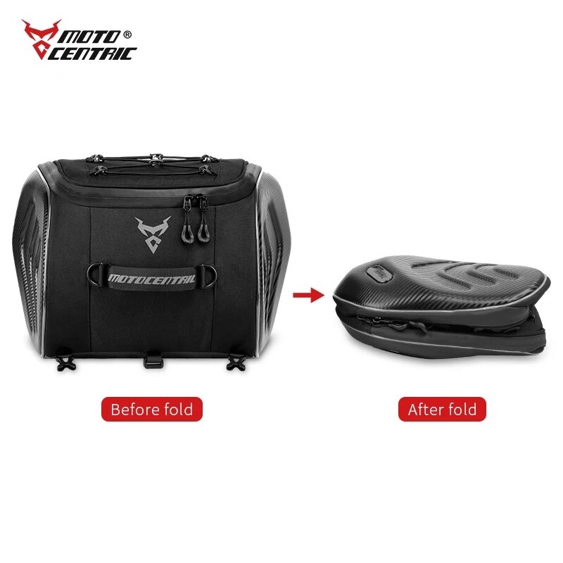 MOTOCENTRIC Motorcycle Back Seat Bags 20L Motorbike Touring Tail Bag ...