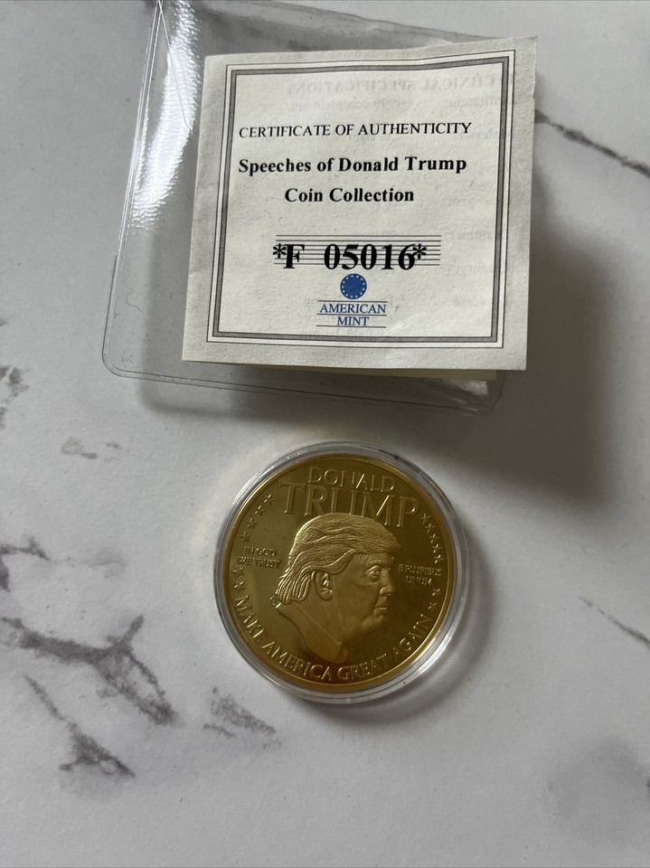 DONALD TRUMP Coins Collection American Mint Lot Of 2 2016 | eBay