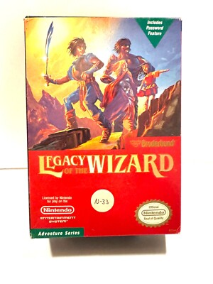 Legacy of the Wizard NES Original Game (Nintendo Entertainment System ...