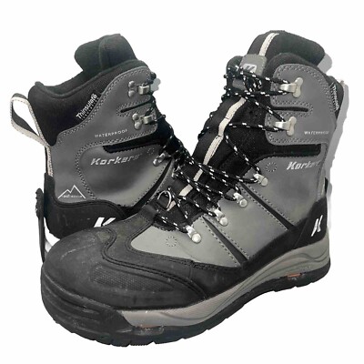 Korkers Snow Jack GM Winter Boots W/ICE Sole Gray Men’s Size 10 | eBay