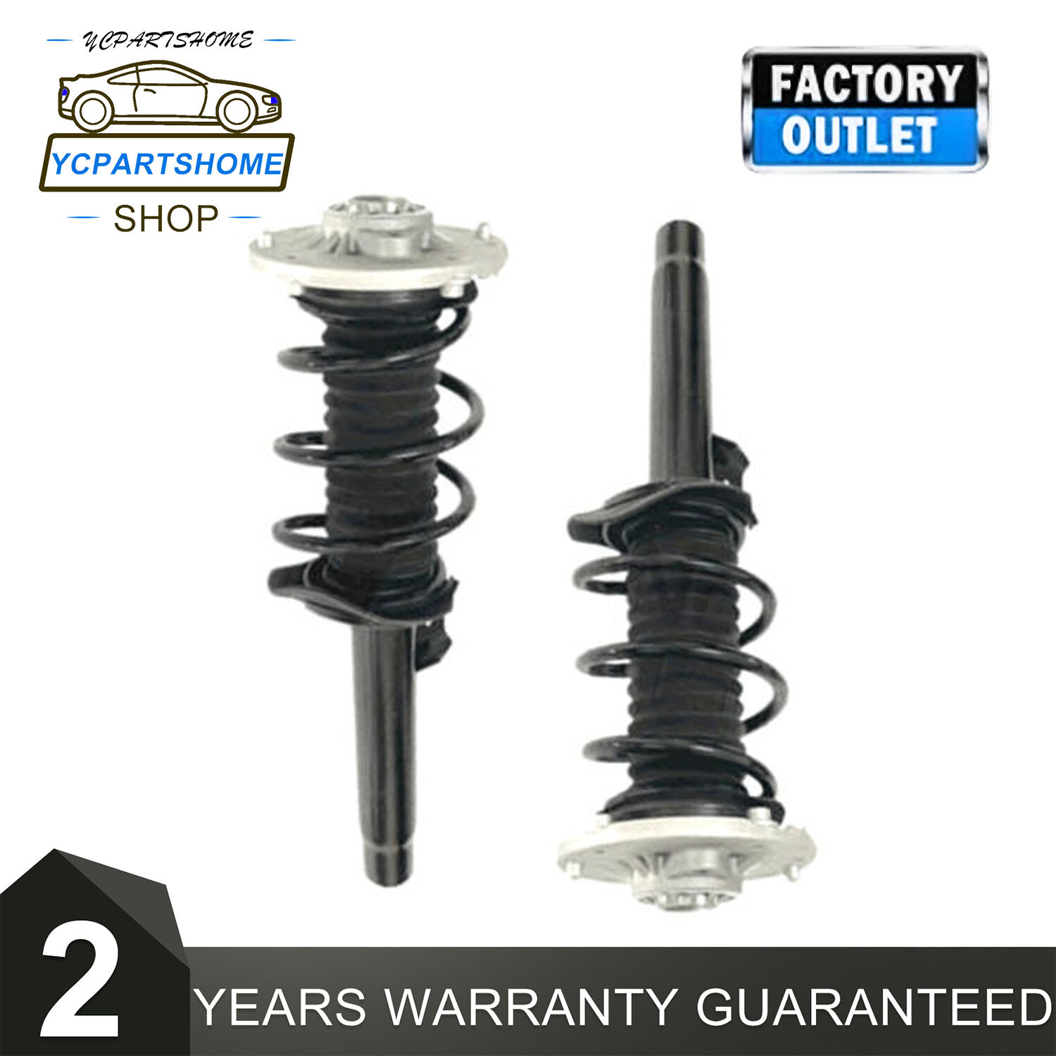 2x Front Shock Absorbers Struts For BMW F30 F32 F33 F36 320i 328i 435i ...