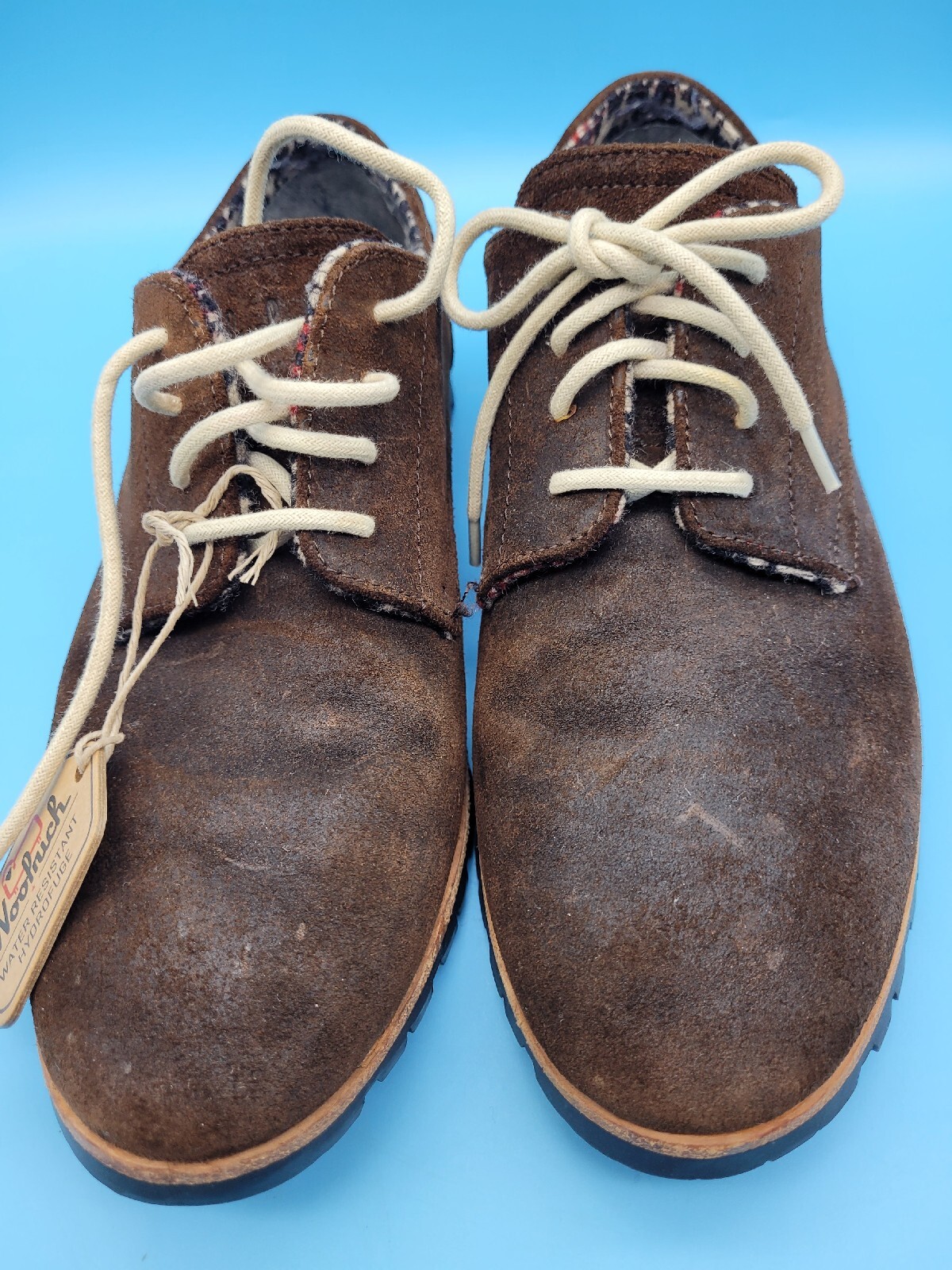 New in Box Woolrich Adams Java Leather Oxford Shoes Womens 8.0 Vibram ...