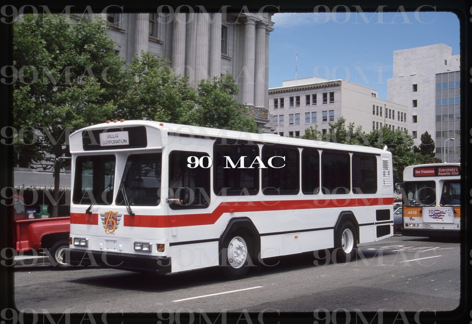 SF MUNI. GILLIG DEMO BUS. San Francisco (CA). Original Slide 1987. | eBay
