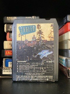 Eagles - Hotel California - Restored 8 Track Tape - New Pad and Splice ...