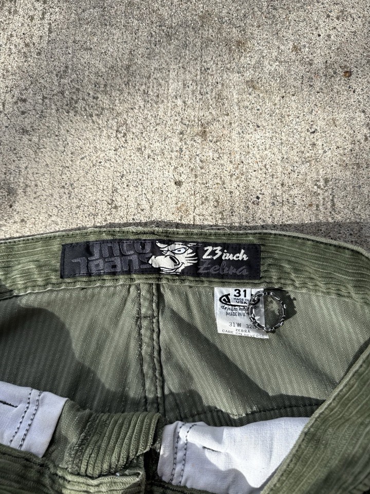 og 90s jnco jeans ‘zebra’ corduroy wide leg pants - size 32x30 | eBay
