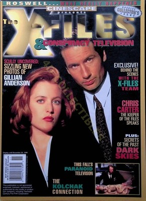 X-Files Cinescape Magazine Oct/Nov 1996 Issue Collector's Edition | eBay