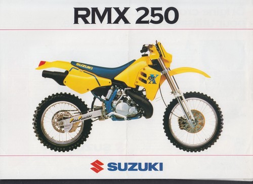 Motorcycle Suzuki RMX 250 sale brochure | eBay