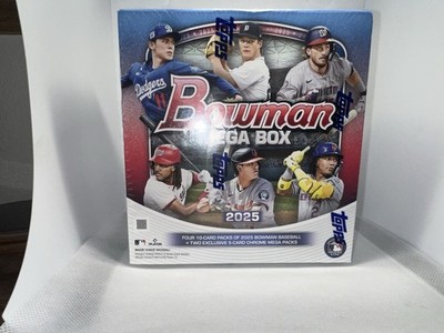 2025 BOWMAN BASEBALL MEGA BOX (50 cards) Packs BRAND NEW SEALED QTY | eBay