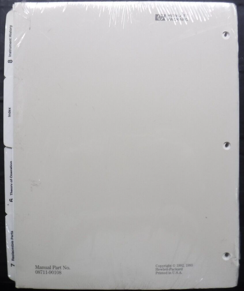 HP 8711A RF Network Analyzer | eBay
