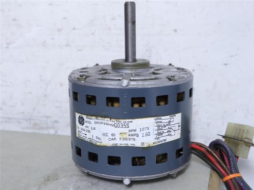 GE Motors 5KCP39HGG035S Furnace Blower Motor 1/4HP 1075RPM 208/230V ...