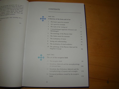 INNER VISION EXPLORATION ART & BRAIN SEMIR ZEKI 1999 HC DJ | eBay