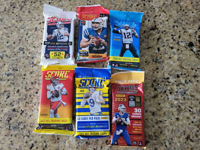Lot of 6 - 2016-2019-2020-2021-2022-2023 Panini Score Football Sealed ...