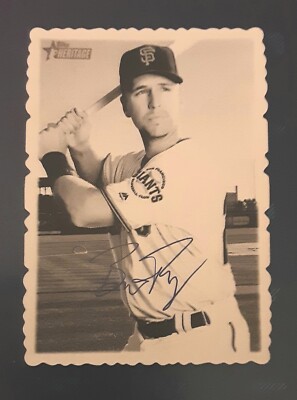 ⚾️2018 Topps Heritage Baseball '69 Deckle Edge #8 Buster Posey Giants ...