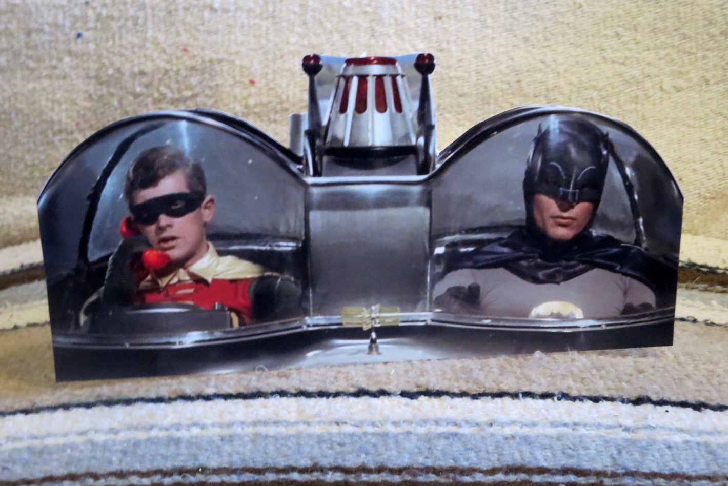 Batman & Robin W- Batmobile 60's TV Show Figure Tabletop Display ...