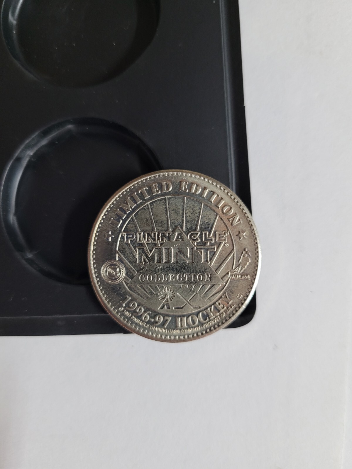 1996-97 PINNACLE MINT SILVER COIN PETER FORSBERG FREE S&H COLORADO ...