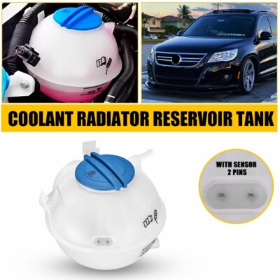 For Volkswagen 2005-2018 Premium Radiator Water Coolant Overflow Tank ...
