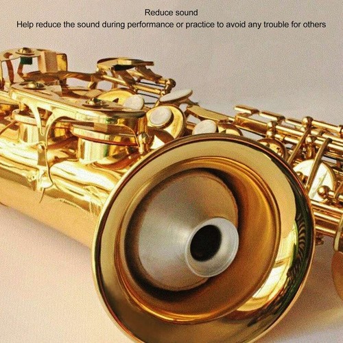 Saxophone Mute Saxophone Dampener Rust Prevention Reduce Sound Aluminum ...