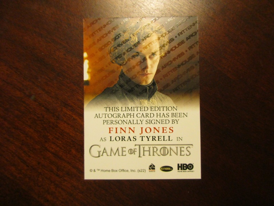 Game of Thrones The Complete Series Volume 2 FINN JONES Full Bleed ...