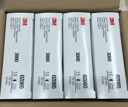 3M 02085 Trizact Hookit 6in. P3000 Grit Foam Disc Automotive | Gray ...