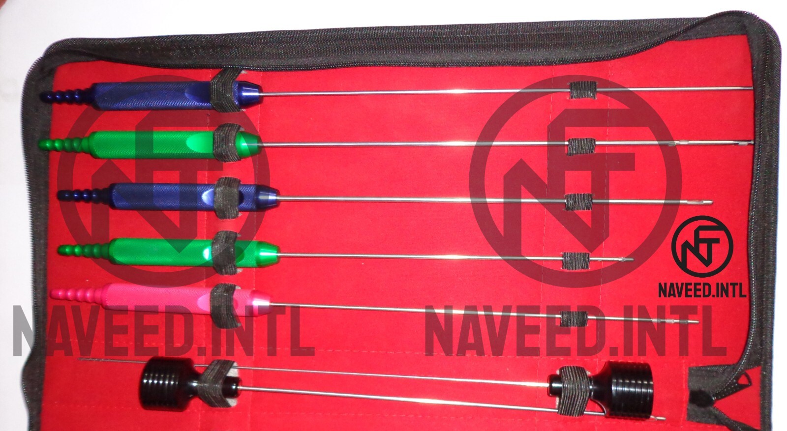 Cannula Set of 11 + 2 Pieces Liposuction Fixed Handle Fat Transfer ...