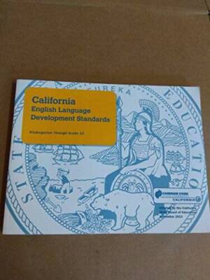 California English Language Development Standards - Paperback - VERY ...