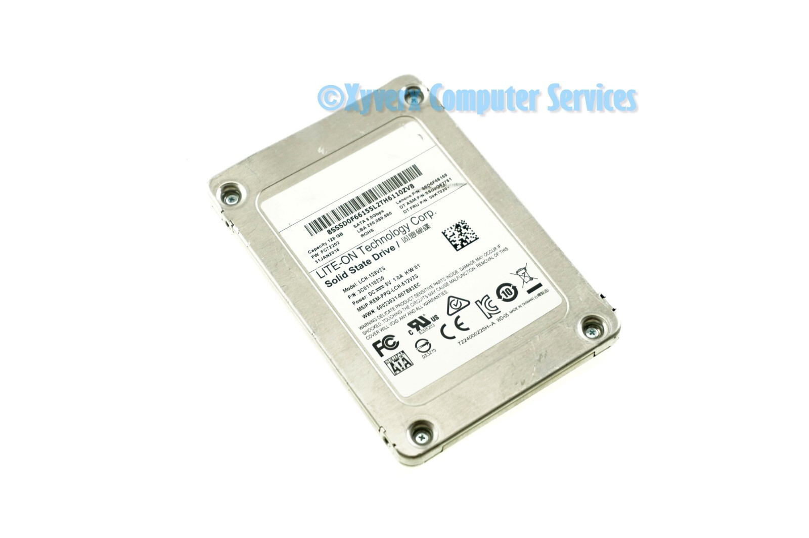 SSD0G62751 LCH-128V2S GENUINE LITE-ON SOLID STATE DRIVE 128GB (A)(CA24 ...