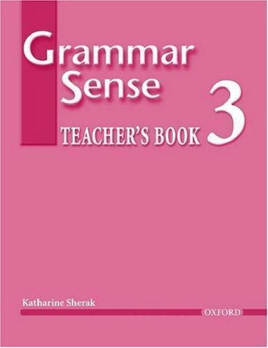 Grammar Sense 3 by Sherak, Katherine 9780194366298| eBay