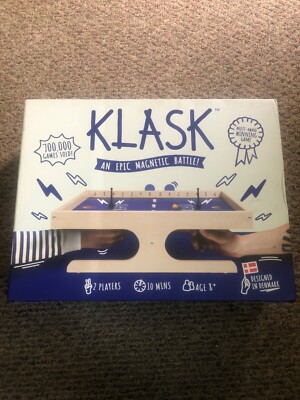 Klask Tabletop Board Game Magnetic Foosball Hockey Battle Family Party Denmark | eBay