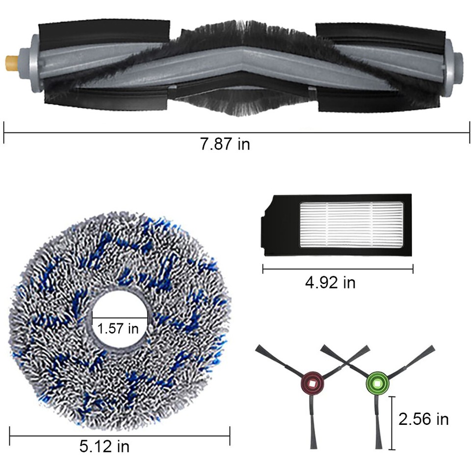 Vacuum Cleaner Parts For Ecovacs Deebot X1 Omni / Deebot X1 Turbo Robot ...