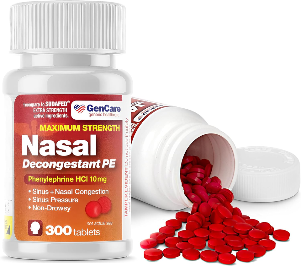 - Nasal Decongestant (10Mg Tablets) Phenylephrine Hcl (300 Tablets per ...