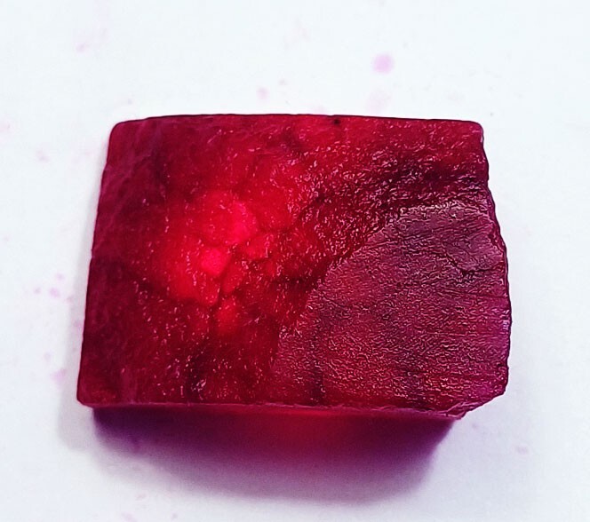 Natural Red Beryl Rough Certified Loose Gemstone 74.00+ Ct With Free ...