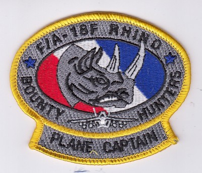 VFA-2 F/A-18F RHINO PLANE CAPTAIN PATCH [Item 002006] | eBay
