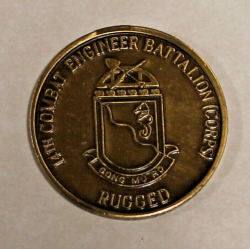 14th Combat Engineer Battalion (Corps) Rugged Army Challenge Coin | eBay
