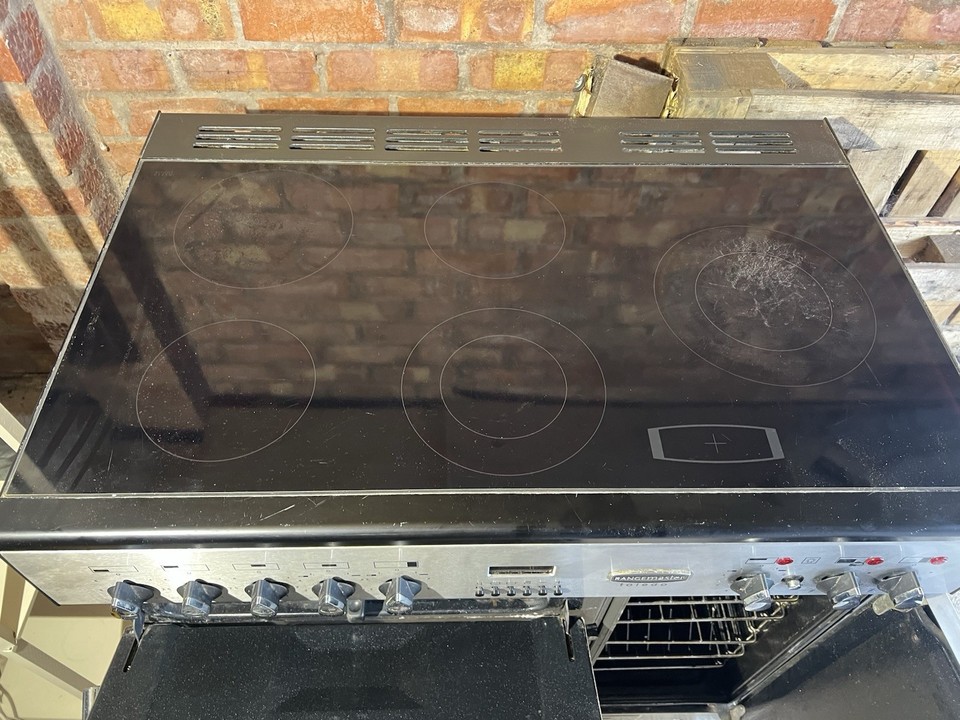 Rangemaster Toledo 90 Electric Range Cooker Stainless Steel | eBay UK