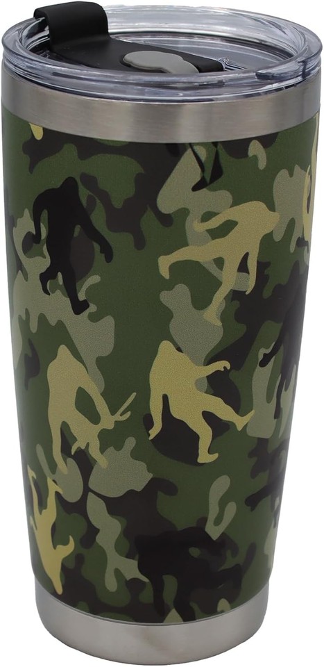 Camo Bigfoot/Sasquatch All Around Tumbler - Stainless Steel Large ...